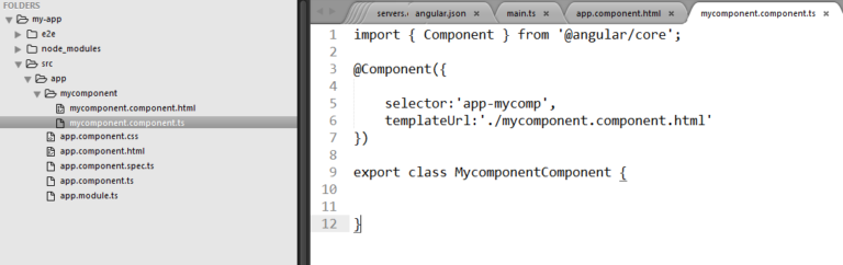 How To Create A New Component In Angular 9 With Cli And Without Cli